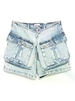 Izzue Light Wash Denim Shorts