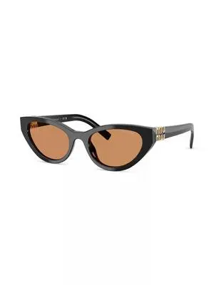 Miu Miu Geometric Sunglasses - Black