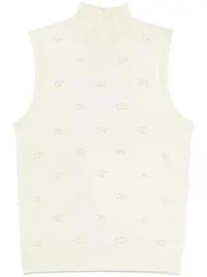 Liu Jo Logo-embellished Vest - Green