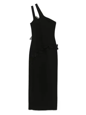 NENSI DOJAKA Nadia Midi Dress - Black