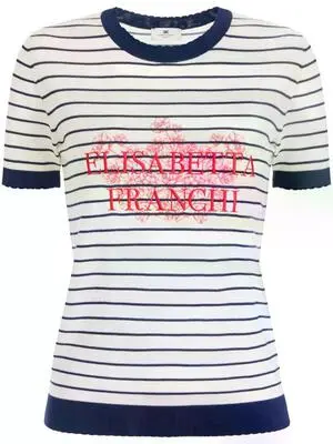 Elisabetta Franchi Logo T-shirt