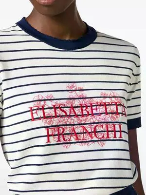 Elisabetta Franchi Logo T-shirt