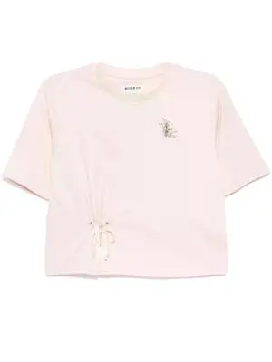 MUSIUM DIV. Logo-embroidered T-shirt