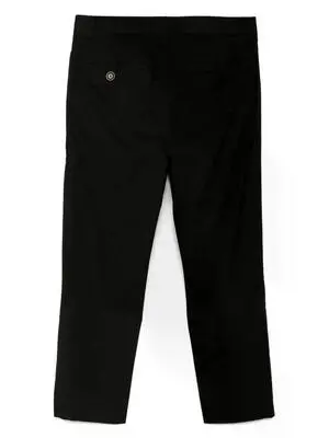 Izzue Logo-embroidered Trousers - Black