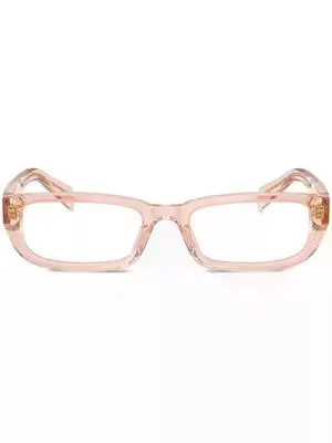 Prada Rectangle-frame Glasses - Pink