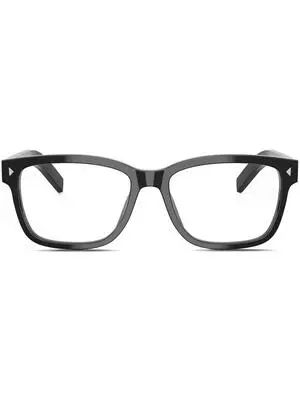 Prada Square Frame Glasses - Black