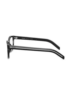 Prada Square Frame Glasses - Black