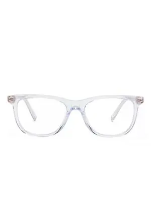 Miu Miu Logo Glasses - White