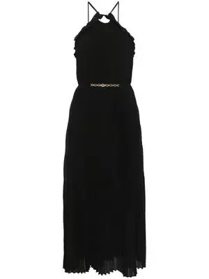 TWINSET Plissé Midi Dress