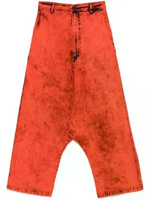 RUNDHOLZ Drop-crotch Trousers - Orange