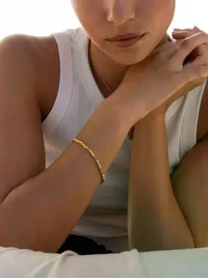DOWER & HALL Kubes Nomad Bracelet - Gold