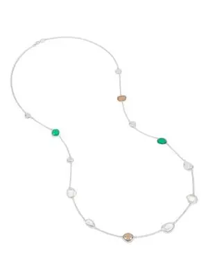 DOWER & HALL Gemstone Necklace - Silver