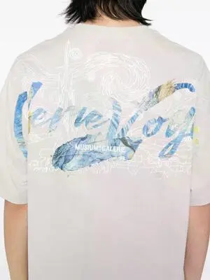 MUSIUM DIV. Graphic-print T-shirt - Grey