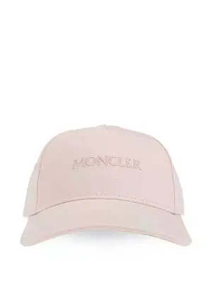 Moncler Embroidered Cap - Pink