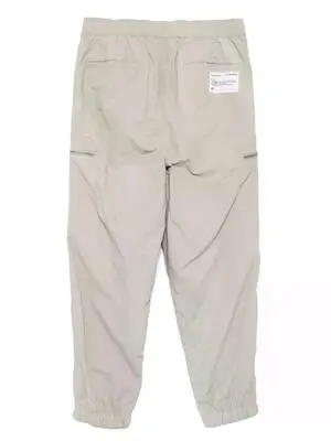 Izzue Logo-print Trousers - Neutrals