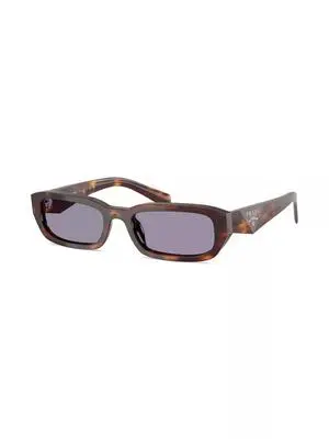 Prada Rectangle-frame Sunglasses - Brown