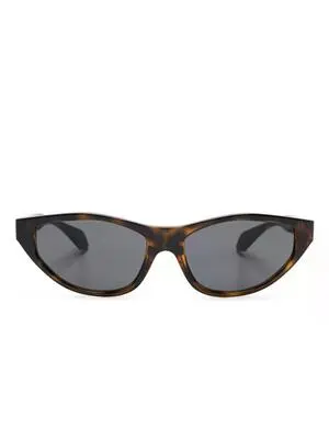 Versace Medusa Plaque Sunglasses - Brown