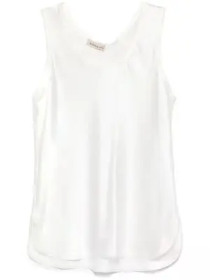 BLANCA VITA Satin Tank Top