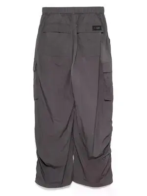 Izzue Drawstring Cargo Trousers - Grey