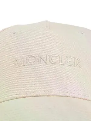 Moncler Logo-embroidered Cap - Neutrals