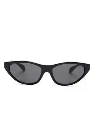 Versace Medusa-plaque Sunglasses - Black