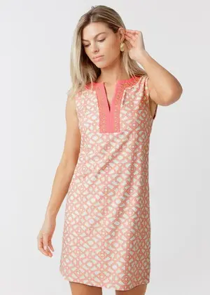 CABANA LIFE Sleeveless Tunic Dress - Coast
