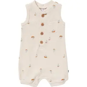 MODERN MOMENTS™ BY GERBER Sleeveless Short Romper - Sailboat