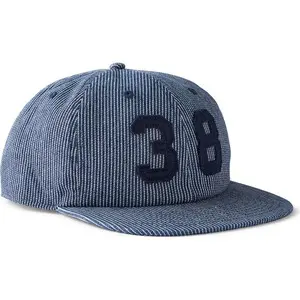 COTTON ON Cotton On 6 Panel Ball Cap Blue And White Stripe 38