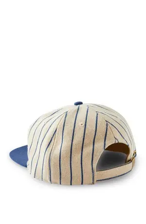 COTTON ON 6 Panel Ball Cap - Dusty Cream Navy Queens