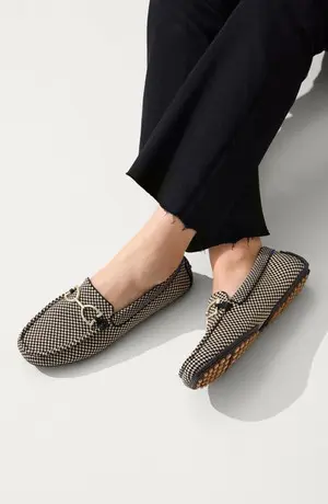 Rothy's The Double Bit Loafer - Classic Micro Check
