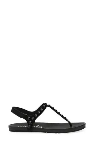 PEDRO GARCIA Judith Ankle Strap Sandal - Black-jet