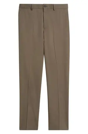 Theory Curtis Motion Wool-blend Trousers - Morel