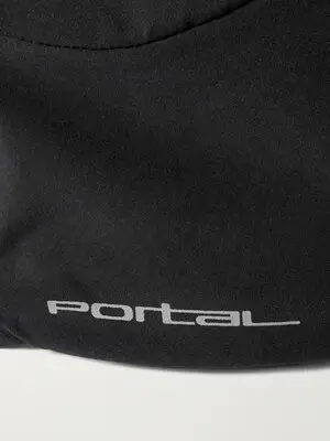 PORTAL Radius Logo-print Recycled-shell Cap - Black
