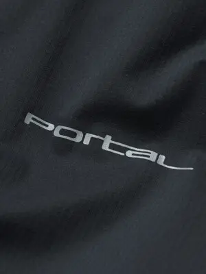 PORTAL Level Alpha Logo-print Fleece-trimmed Recycled-shell Jacket