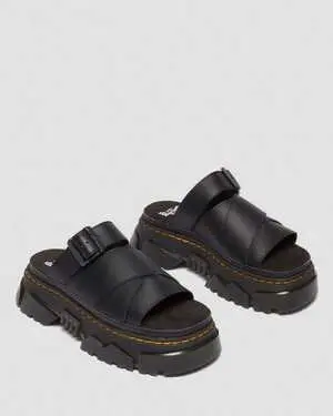 Dr. Martens Mattison Platform Slide Sandals - Black