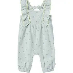 MODERN MOMENTS™ BY GERBER Ruffles Romper - Sky Leaves
