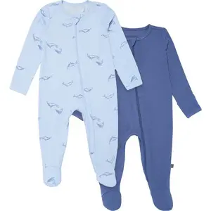 MODERN MOMENTS™ BY GERBER Sleep 'n Play With Mittens - Blue Whale