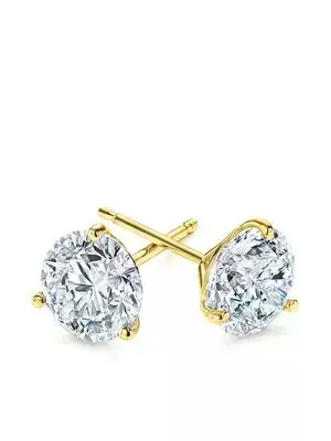 TILLA Luxsly 14kt Gold Diamond Stud Earrings - Yellow