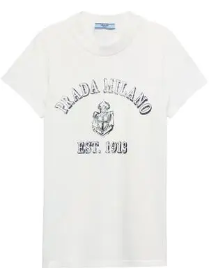 Prada Printed T-shirt - White