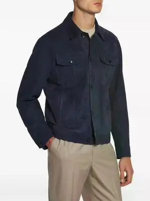 Brioni Cupro Shirt Jacket