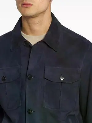 Brioni Cupro Shirt Jacket