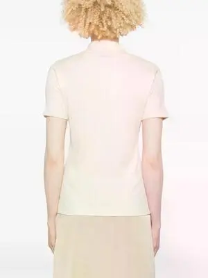 Moncler Beaded Polo Shirt - Neutrals