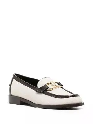 FERRAGAMO Gancini Loafers - Neutrals