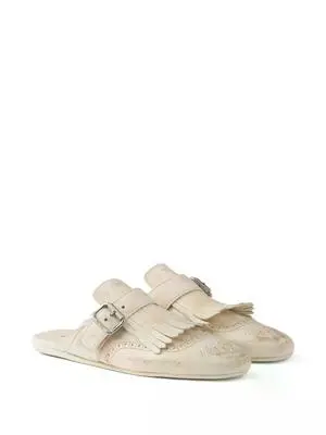 Prada Shuffle Mules - Neutrals