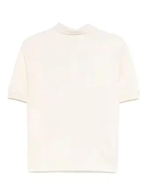 SEEN USERS Name Crochet Paneled Polo Top