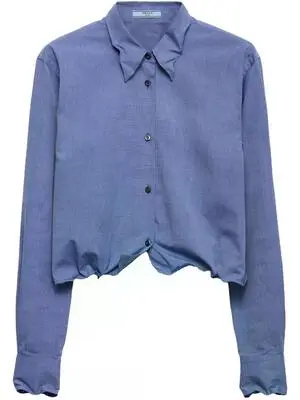 Prada Fil-à-fil Shirt - Blue
