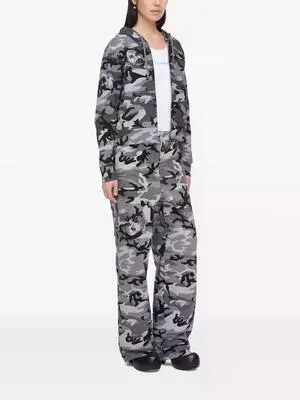 Marc Jacobs Logo-embroidered Camouflage Hoodie