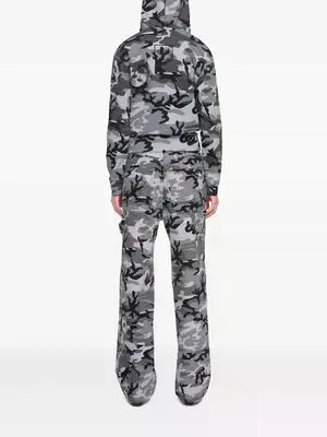 Marc Jacobs Logo-embroidered Camouflage Hoodie