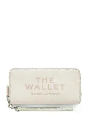 Marc Jacobs The Leather Continental Wallet - Neutrals