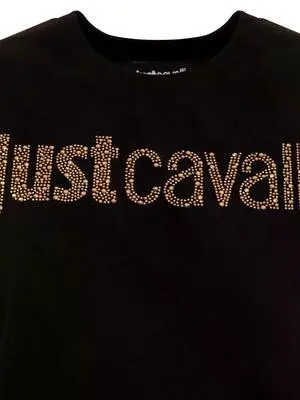 Just Cavalli Logo-print T-shirt - Black